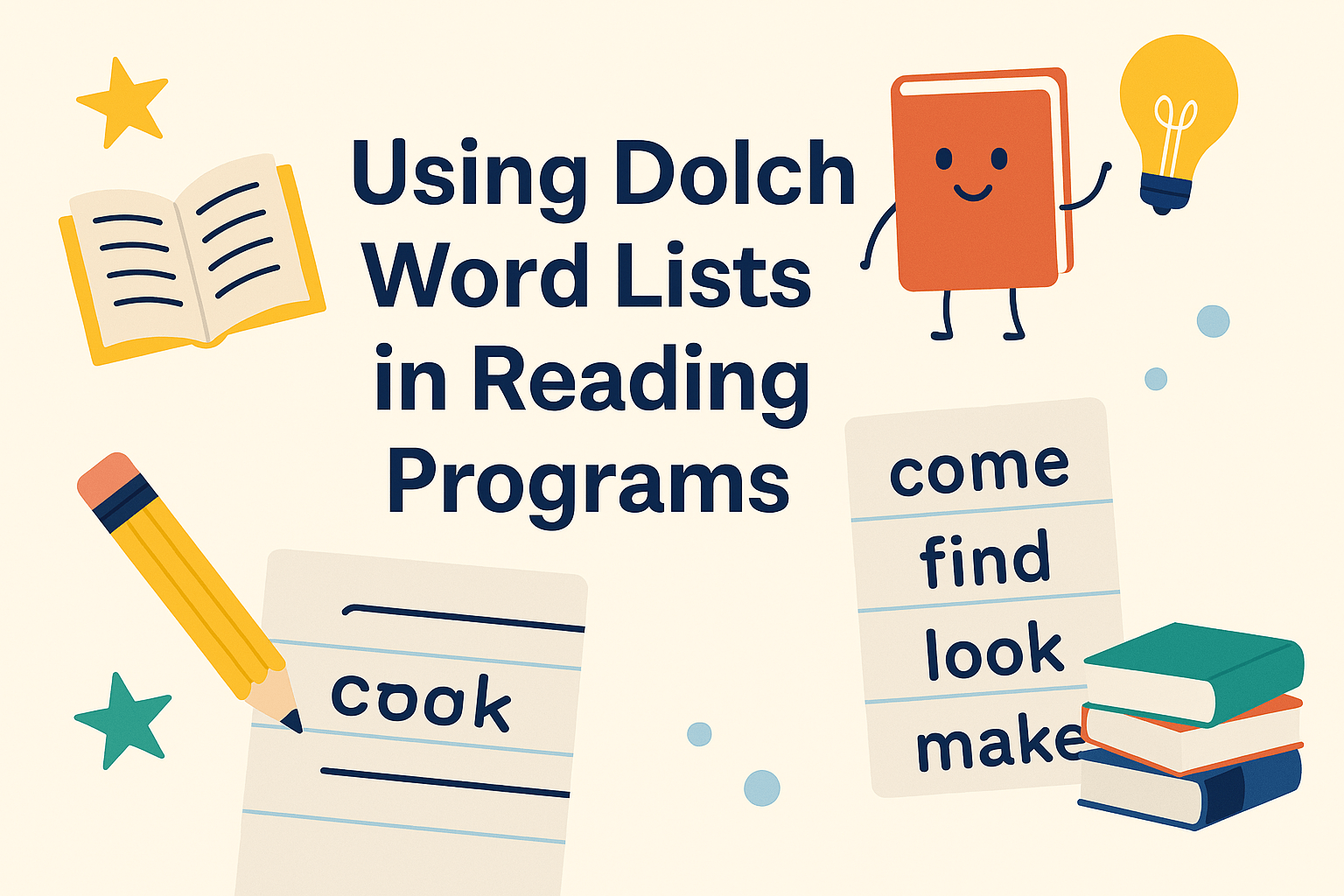 Using Dolch Word Lists in Reading Programs